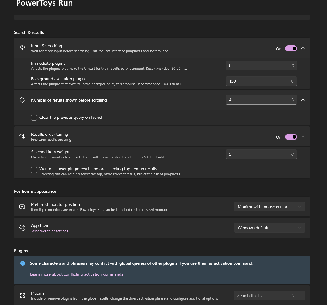 PowerToys Run Calculator yields no result unless files are indexed ...