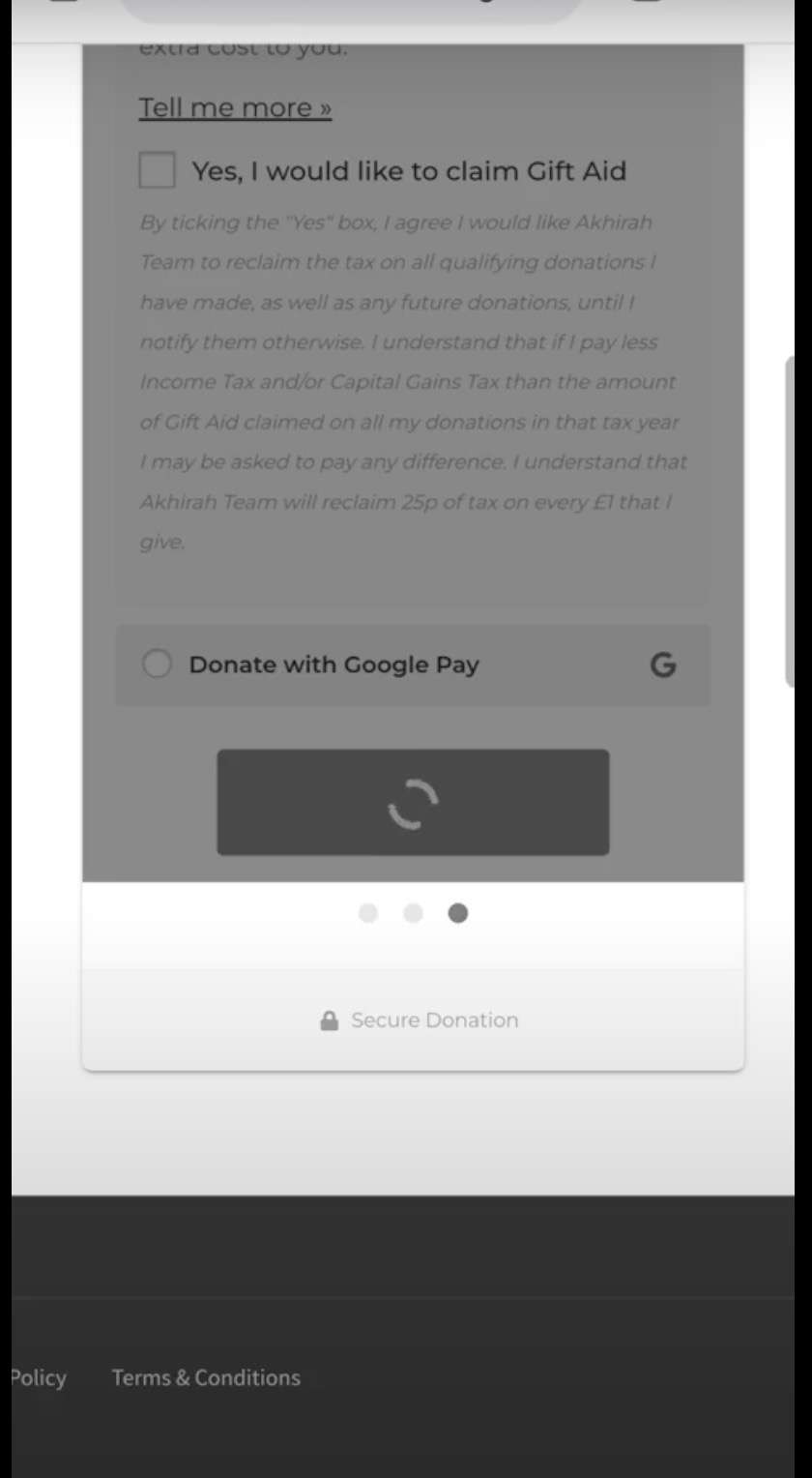 Stripe Checkout modal should immediately be visible on all views and ...