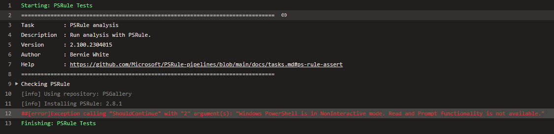 How to run PS Rule with no internet access? · microsoft PSRule-pipelines · Discussion #805 · GitHub