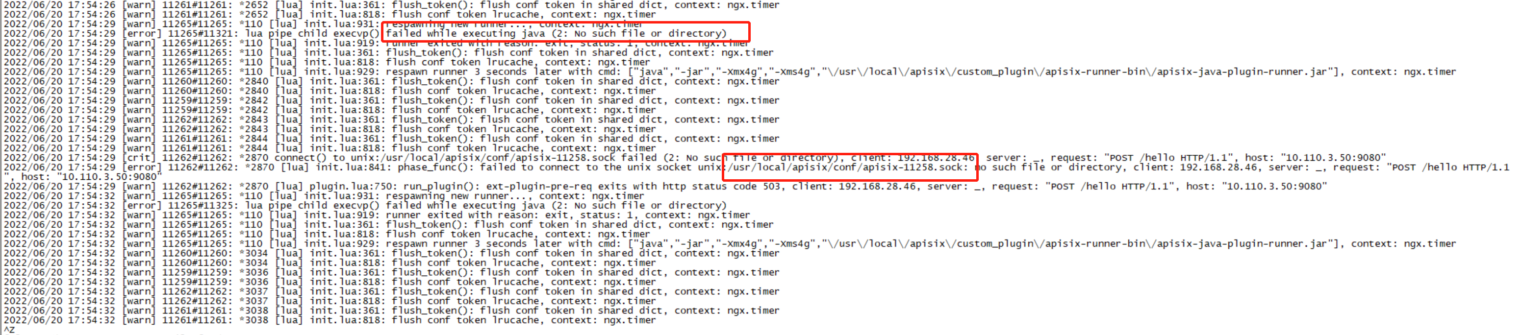 help request: error starting java-plugin-runner directly through apisix · Issue #149 · apache ...