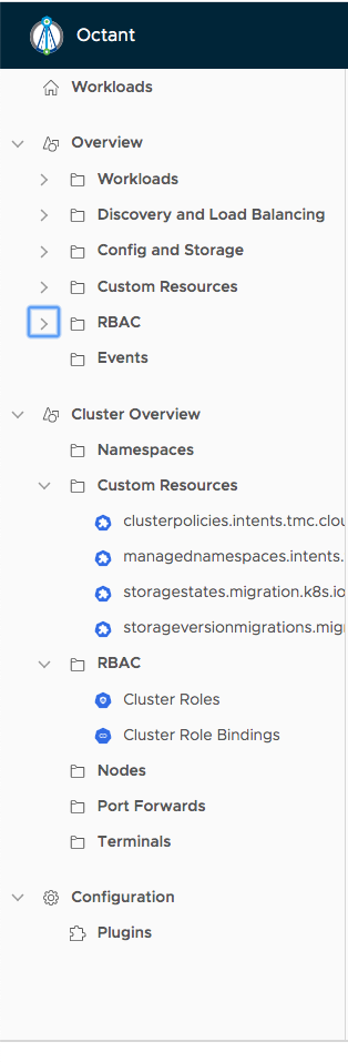 Use Vertical Nav component and design style · Issue #640 · vmware-archive/octant · GitHub
