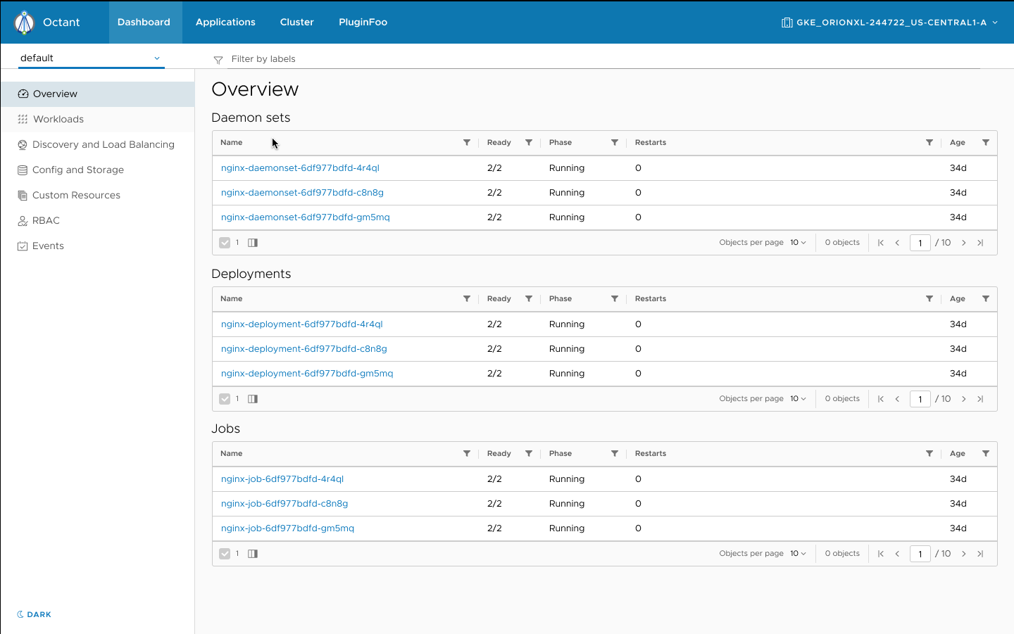 Separate navigation by module · Issue #340 · vmware-archive/octant · GitHub
