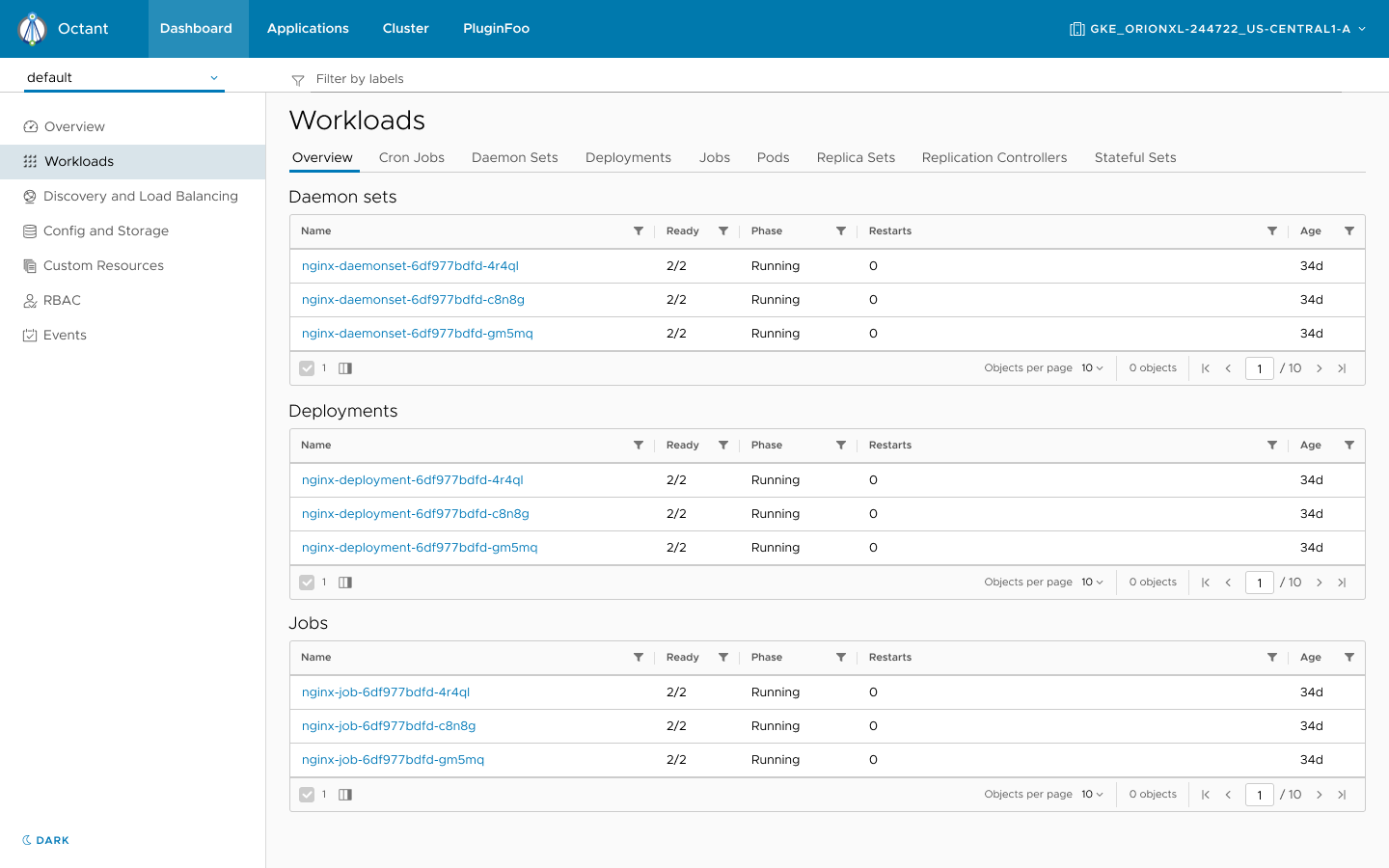 Separate navigation by module · Issue #340 · vmware-archive/octant · GitHub