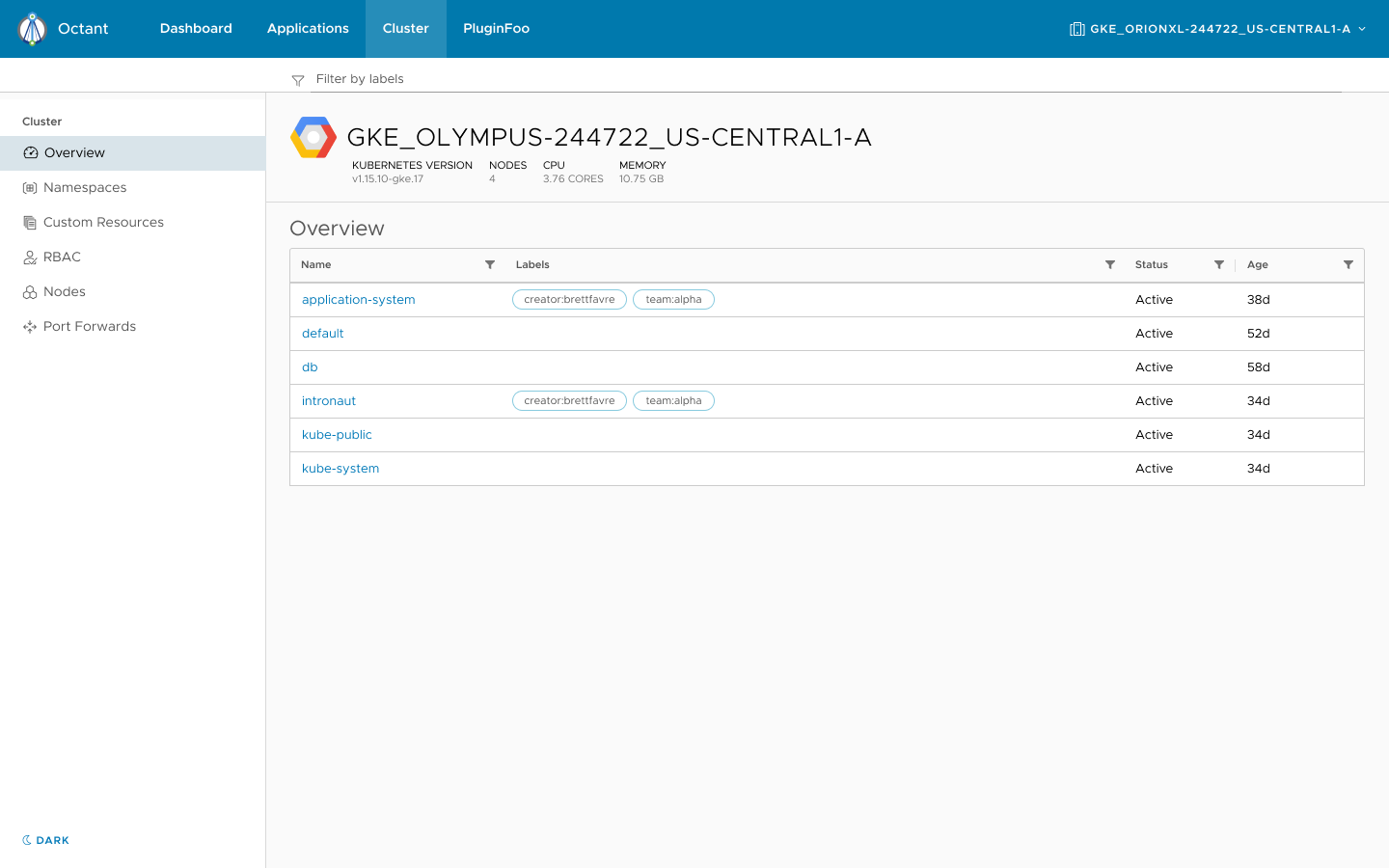 Separate navigation by module · Issue #340 · vmware-archive/octant · GitHub