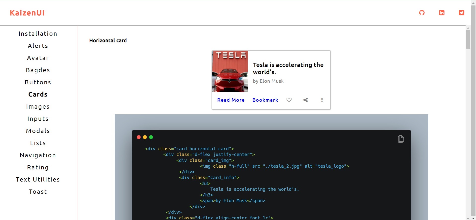 GitHub - harshkotkar5557/kaizen_Ui: Fully customizable, easy to use CSS component library which ...
