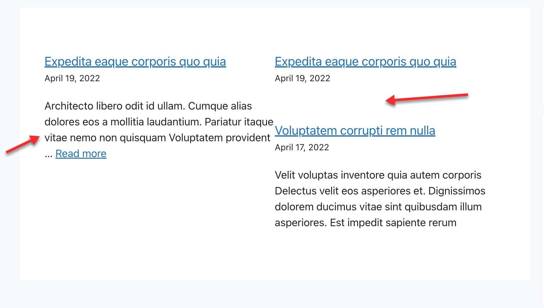 Excerpt not showing with multi query loops in the same page · Issue #399 · tomusborne ...