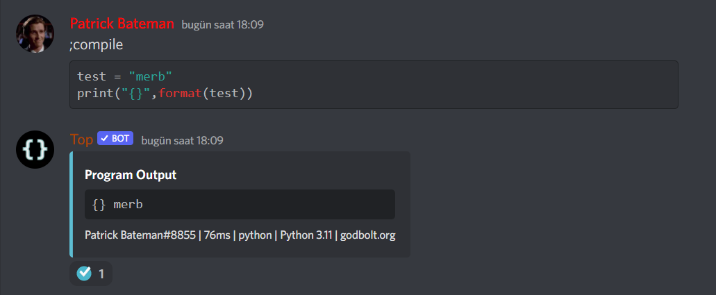 It Gives Wrong Output · Issue 188 · Headlinediscord Compiler Bot · Github