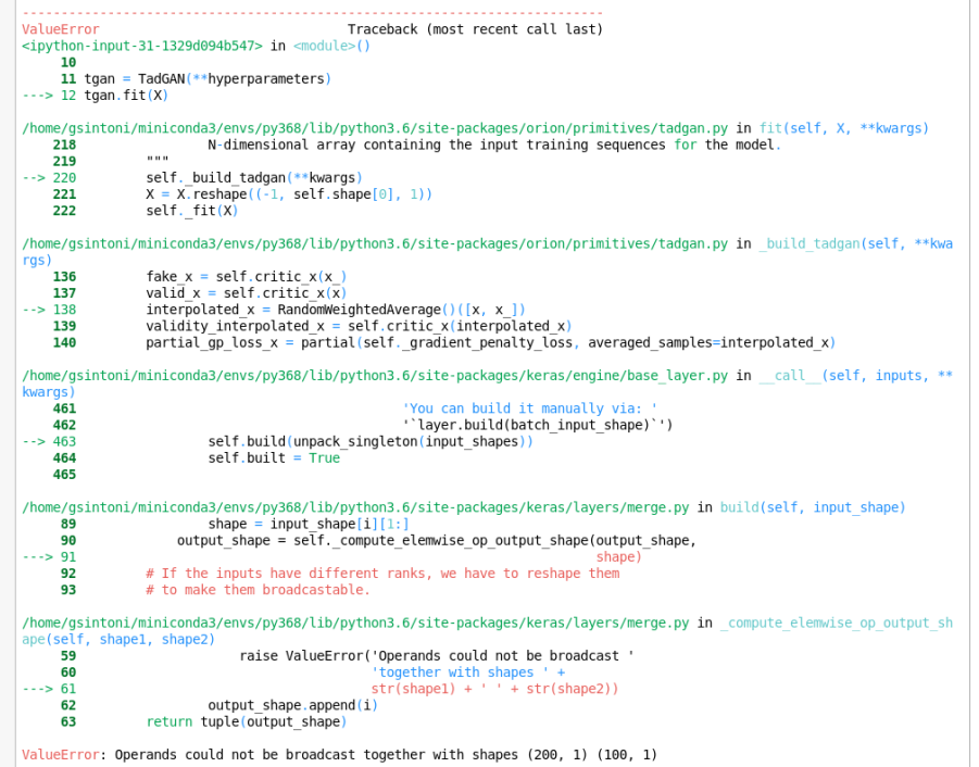 No able to modify Tadgan Hyperparameters · Issue #209 · sintel-dev/Orion · GitHub