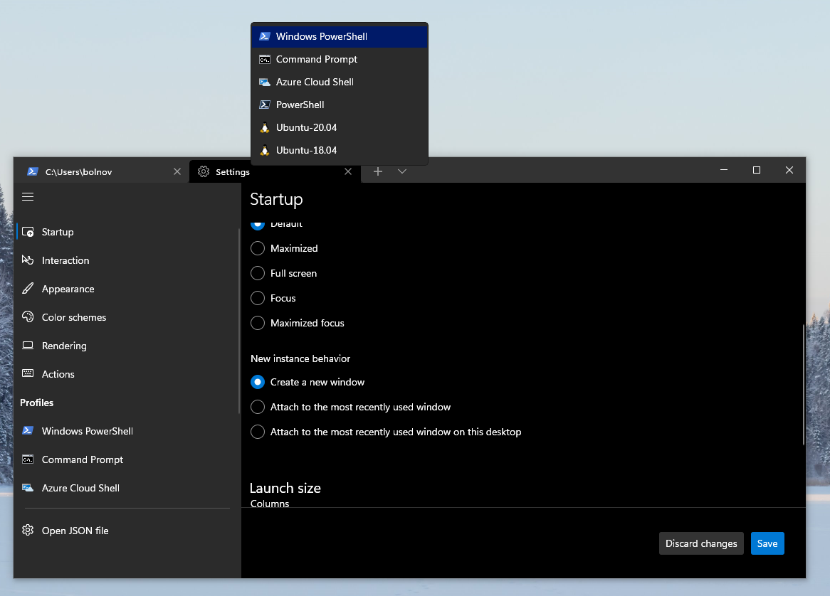 Scroll with opened list in settings · Issue #10247 · microsoft/terminal · GitHub