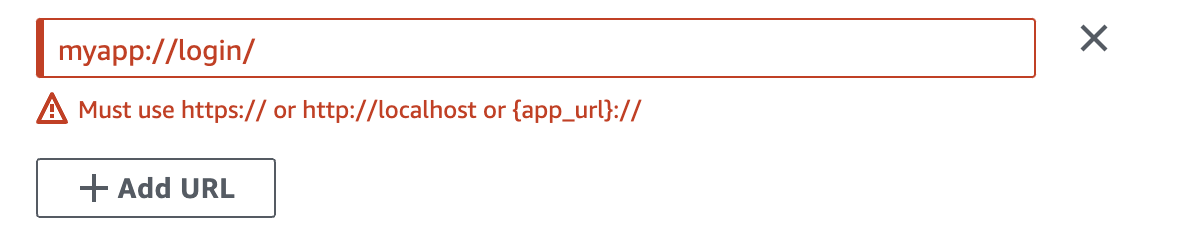 Redirect URI validation incorrectly disallows custom protocols · Issue #479 · aws-amplify ...