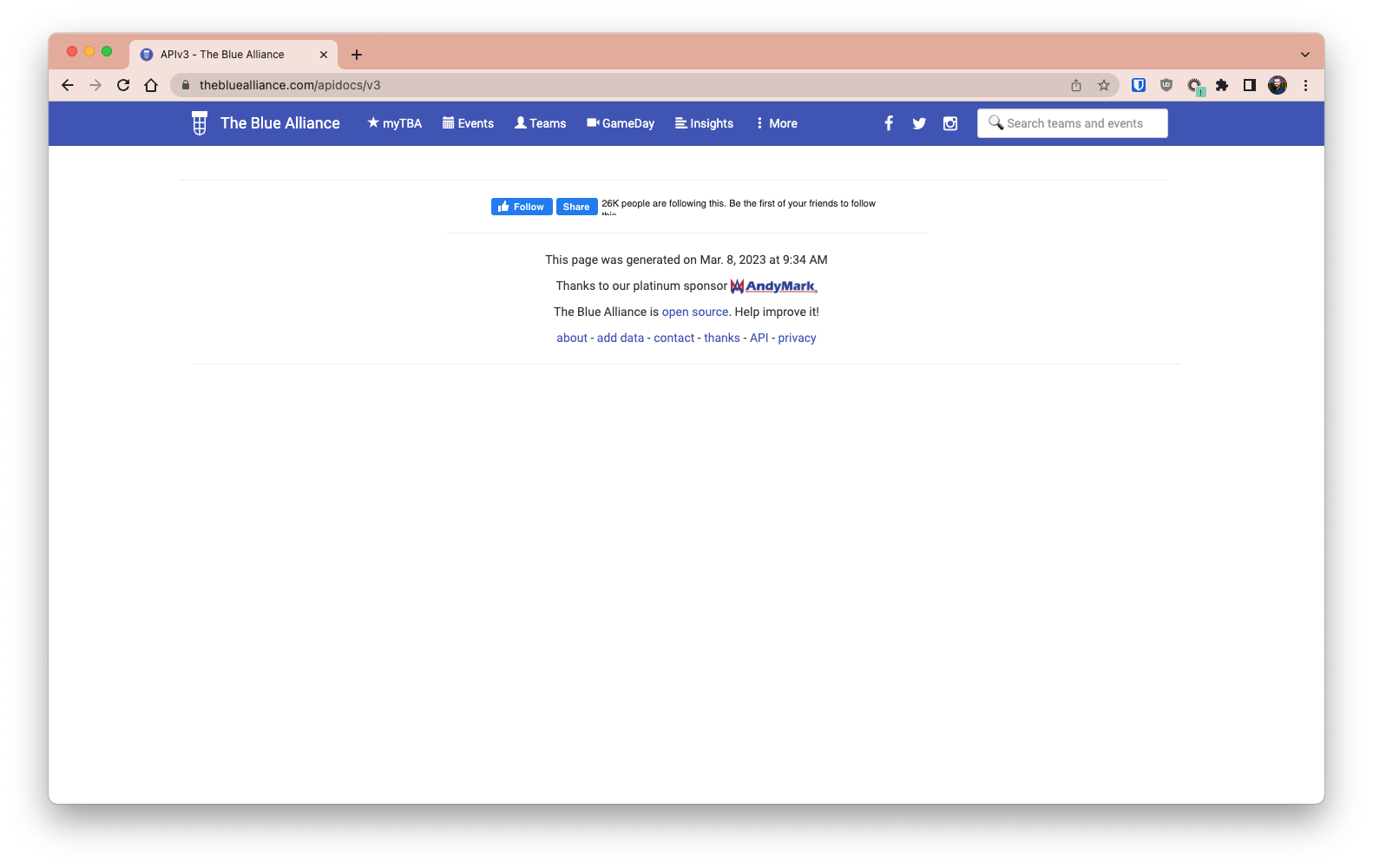 Api Docs Not Loading · Issue 5083 · The Blue Alliancethe Blue Alliance · Github 