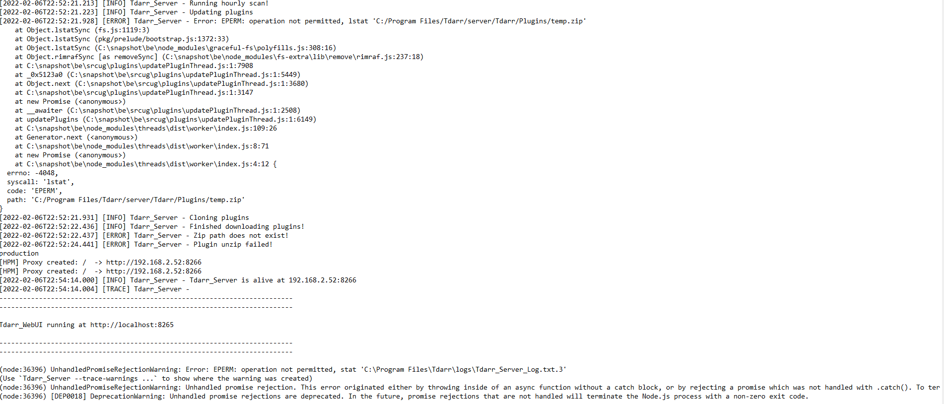 Tdarr suddenly forgets all process and library files · Issue #558 ...