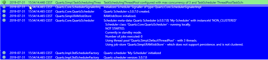 CronTrigger not working · Issue #783 · quartznet/quartznet · GitHub