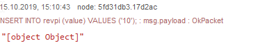 node-red-node-mysql: msg.payload of INSERT INTO is string, not JSON · Issue #583 · node-red/node ...