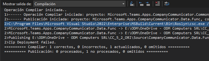 Error during publishing Azure Function · Issue #887 · OfficeDev/microsoft-teams-apps-company ...