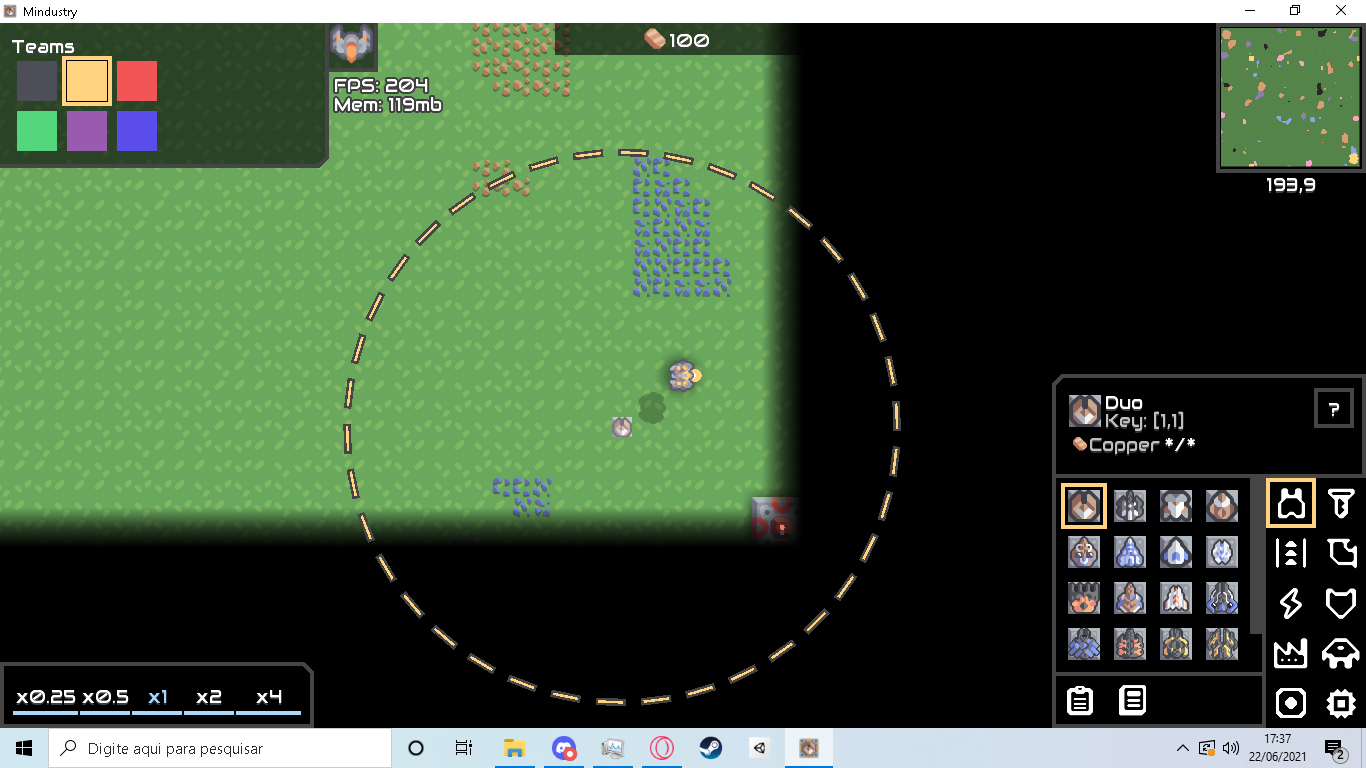 Polygonal Core protection blocks building in the edit in-game of the ...