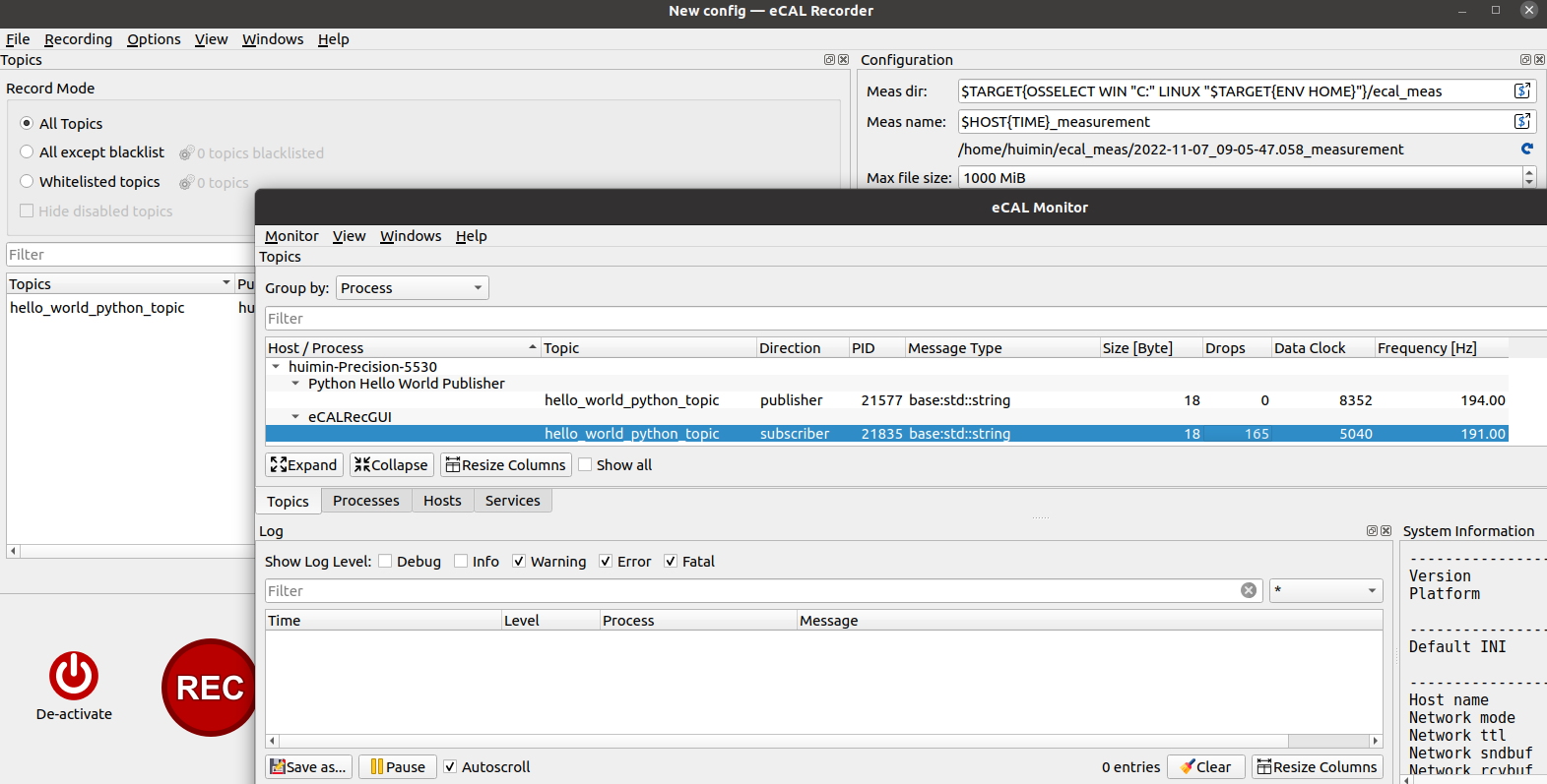 Half of the frames are dropped, both in python and ecal record tool · Issue #869 · eclipse-ecal ...
