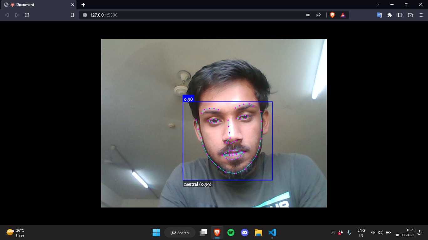 GitHub - Ritviksingh-cyber/face_detection_withJS: This project relies ...