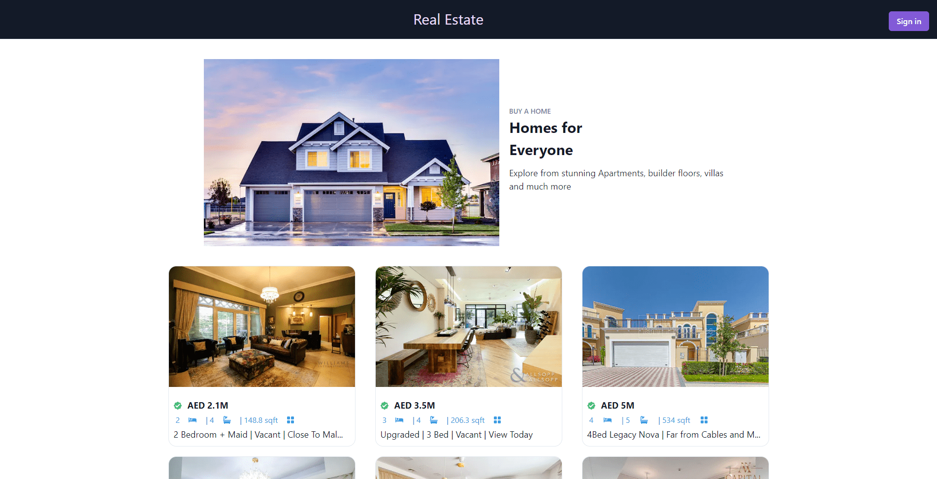 Github Ayeman B Salauddinreal Estate App A Real Estate App Built With 饾悜饾悶饾悮饾悳饾惌 Next Chakra