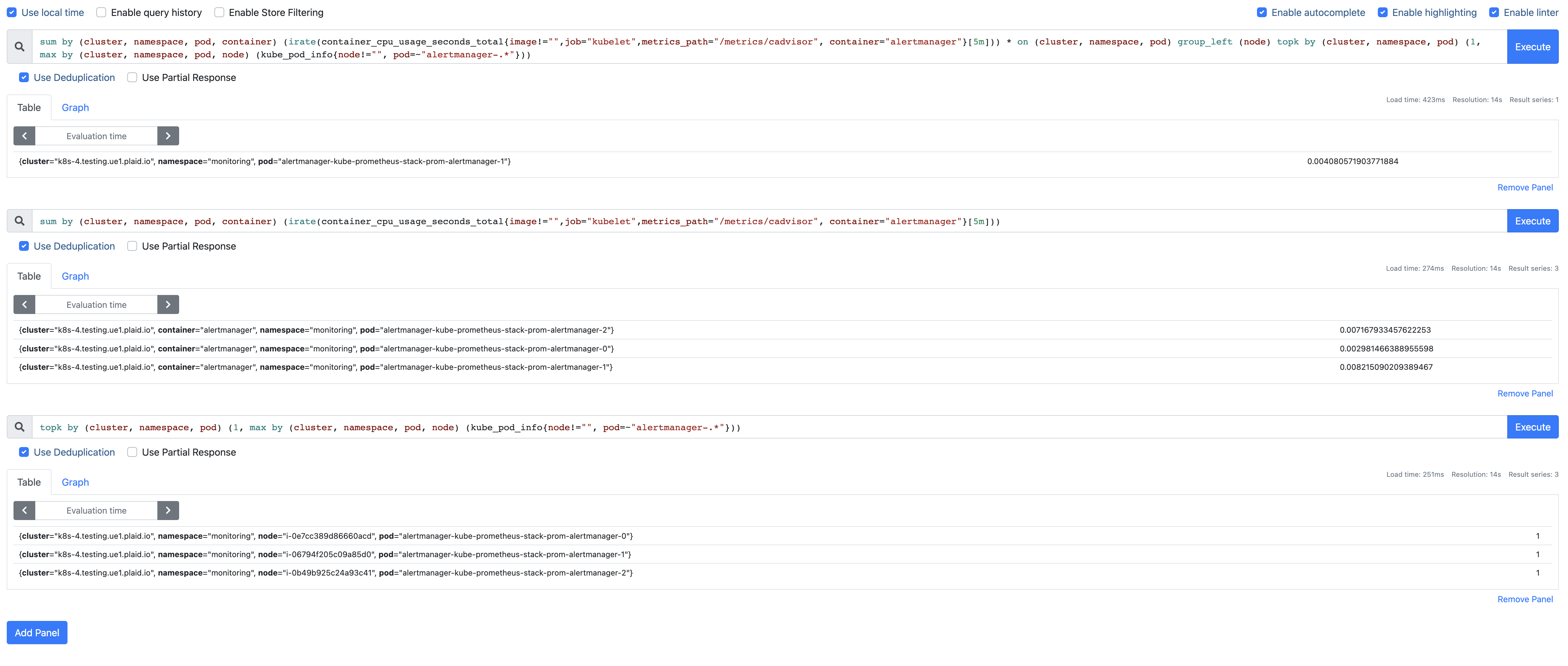 grouping and binary operator results differ between thanos vs prometheus engine · Issue #312 ...
