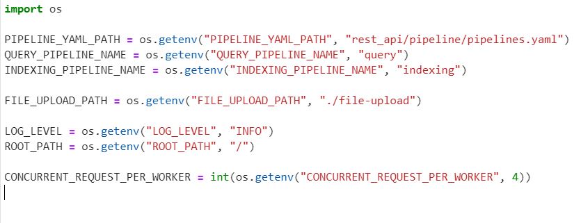 Feedback: adjusting the values in config.py