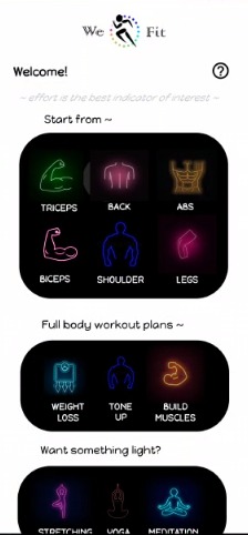GitHub - anukanshashar/Wefit-fitness-app