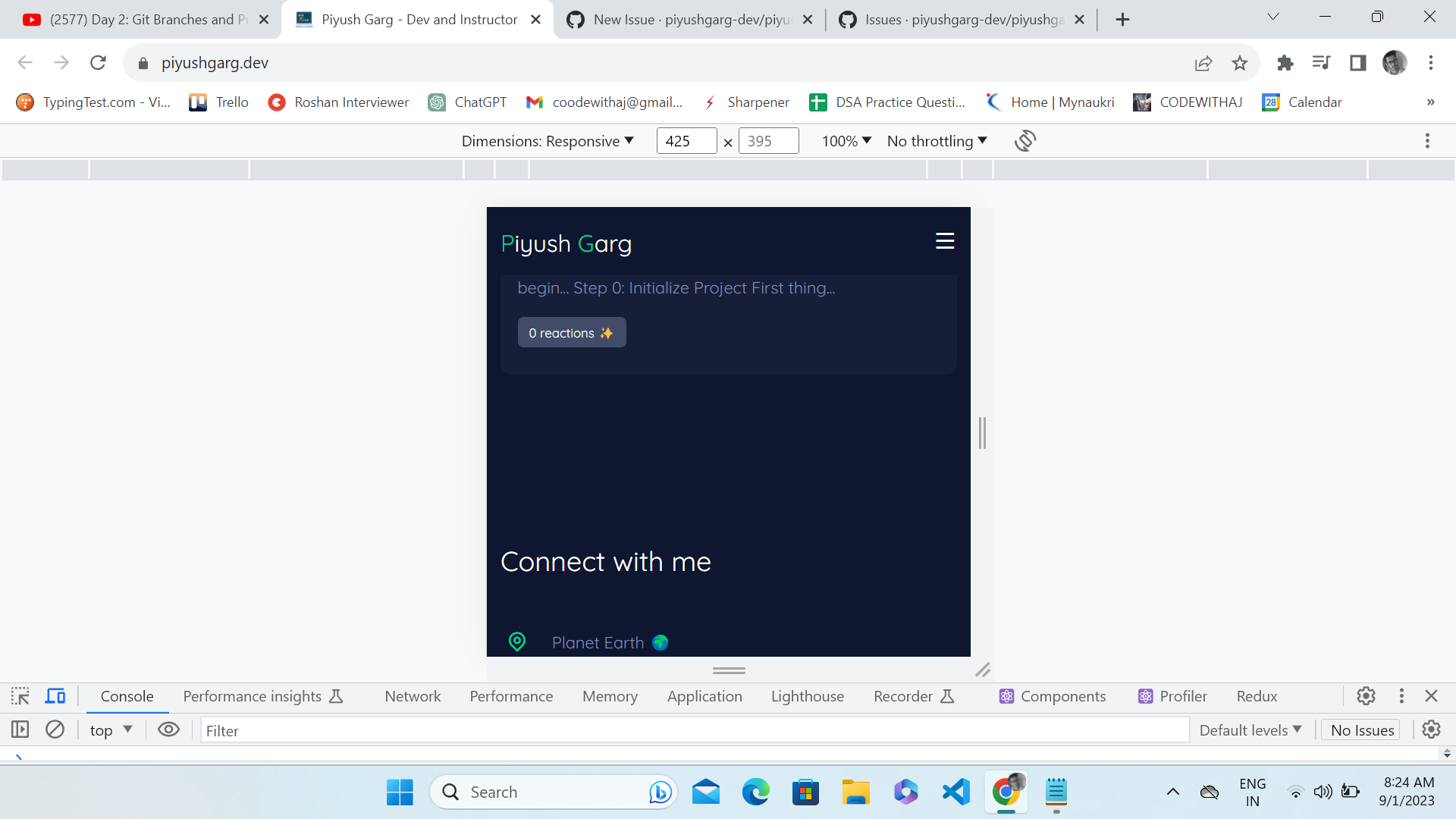 Bug Too Much Section Top Padding In Mobile View · Issue 547 · Piyushgarg Devpiyushgargdev