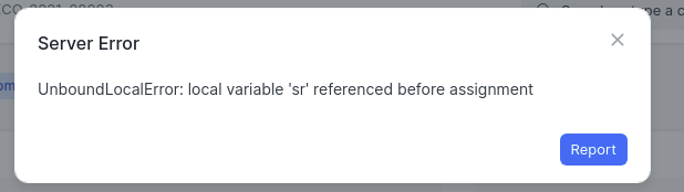 Stock Reconciliation - "sr" referenced before assignment · Issue #25390 · frappe/erpnext · GitHub