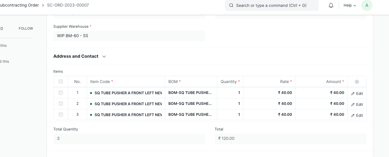 Subcontracting Order Qty Issue · Issue #34317 · frappe/erpnext · GitHub