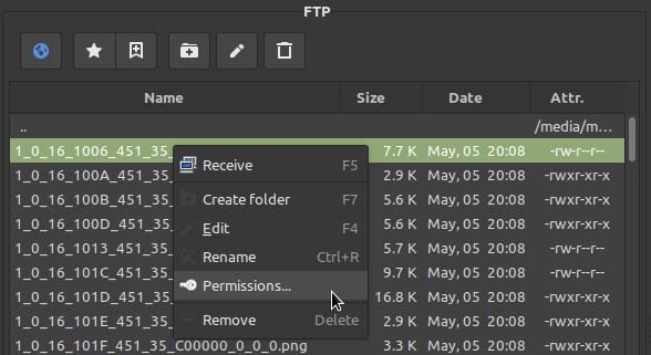 Add attribute changes in FTP · Issue #105 · DYefremov/DemonEditor · GitHub