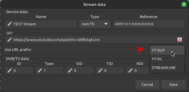 Boquets entry with Youtube URL- detection and formating. · Issue #170 · DYefremov/DemonEditor ...
