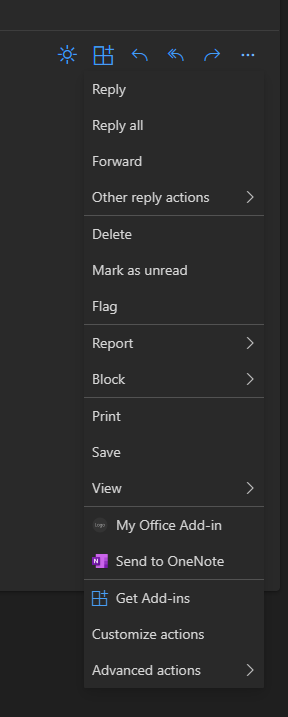 SupportsNoItemContext code example doesn't actually work · Issue #4190 · OfficeDev/office-js ...