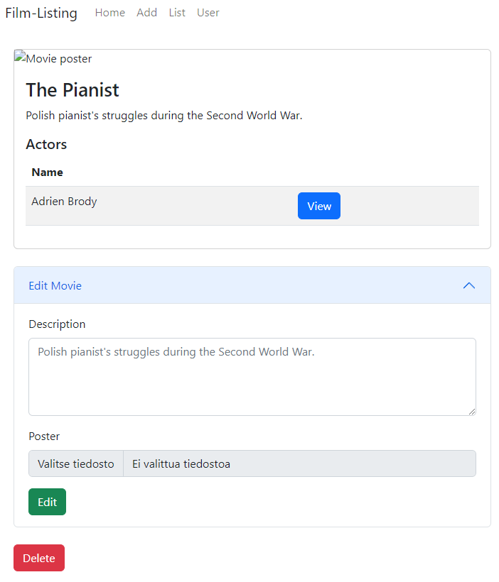 GitHub - Sampob/web-2-projekti