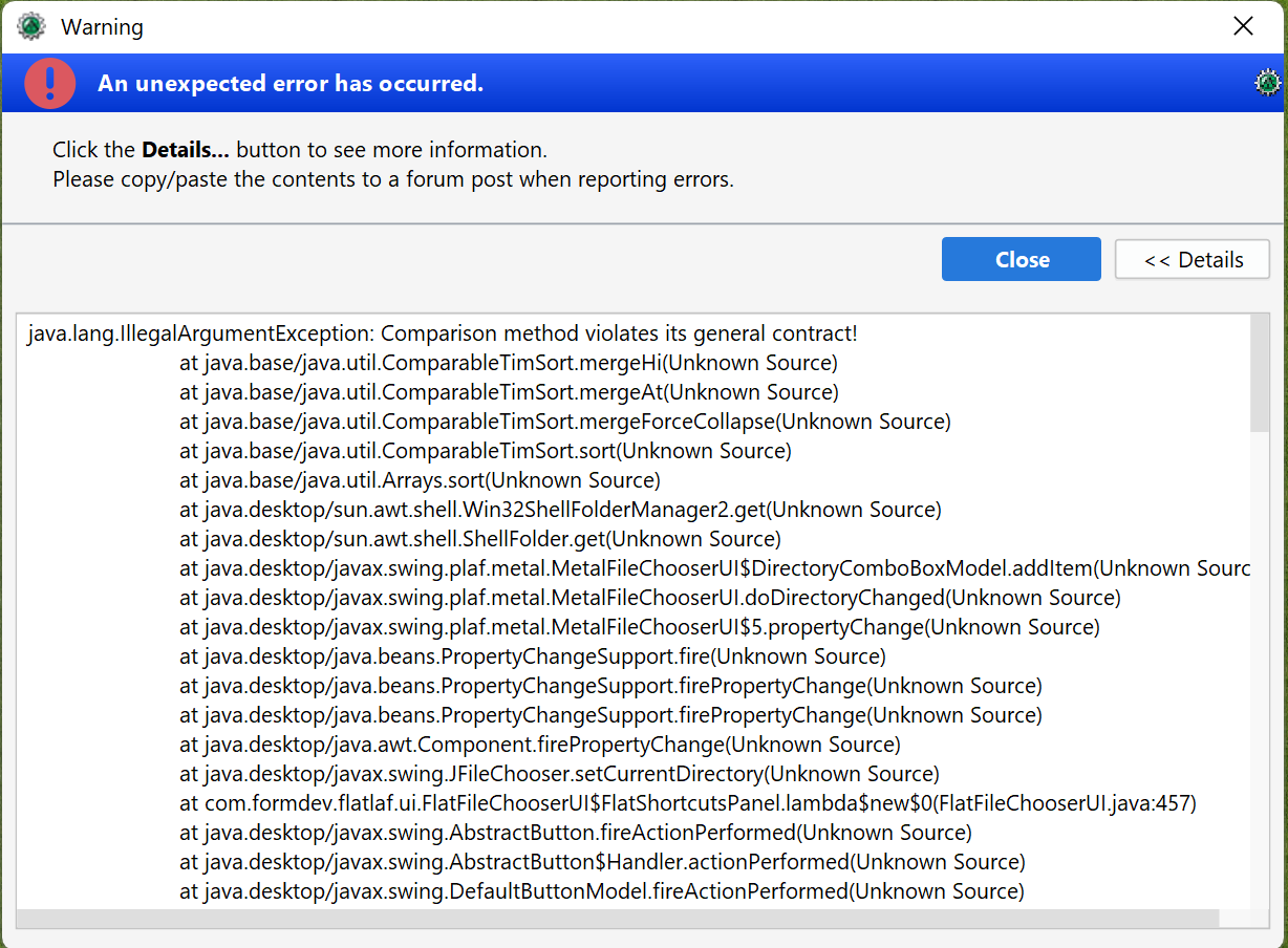 [Bug]: Saving or opening a campaign broke on my PC, as well as any import or export · Issue ...