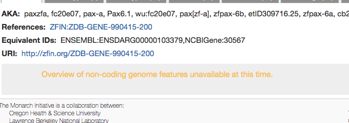 zebrafish genomic data seems to be off · Issue #1605 · monarch-initiative/monarch-legacy · GitHub