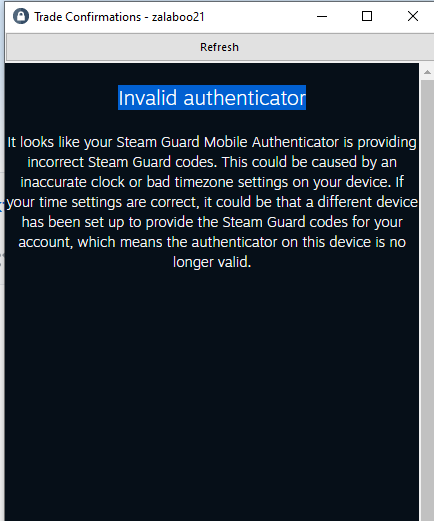 'Invalid authenticator' · Issue #674 · Jessecar96/SteamDesktopAuthenticator · GitHub