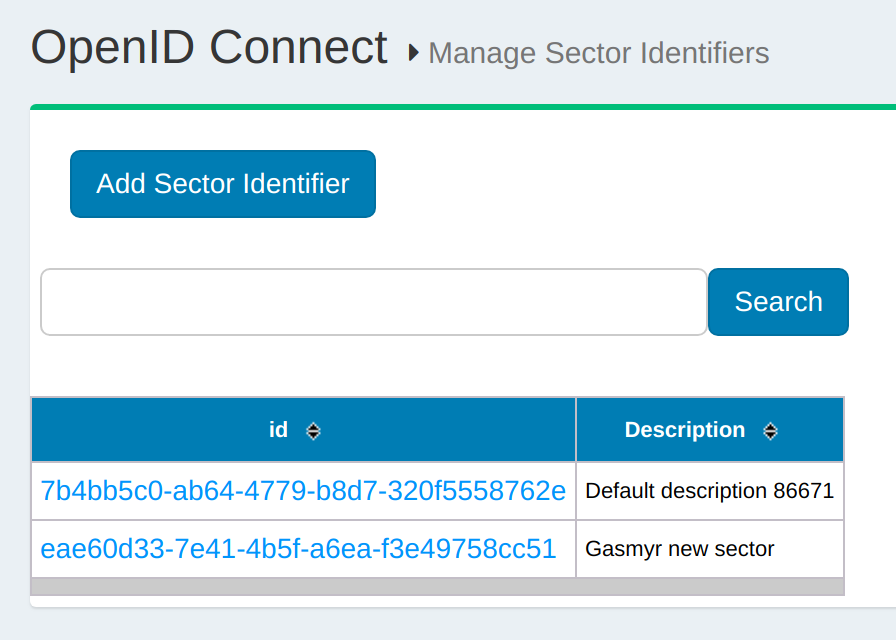 Improvements in sector identifier and redirect uri assignment in oxTrust UI · Issue #1490 ...