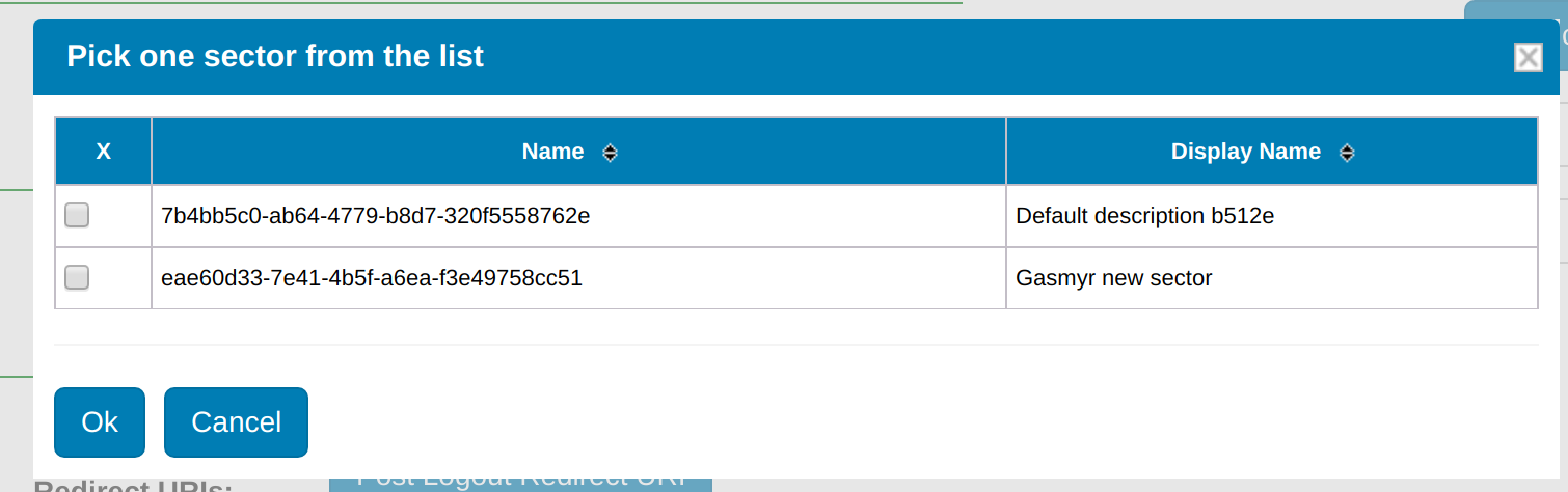 Improvements in sector identifier and redirect uri assignment in oxTrust UI · Issue #1490 ...