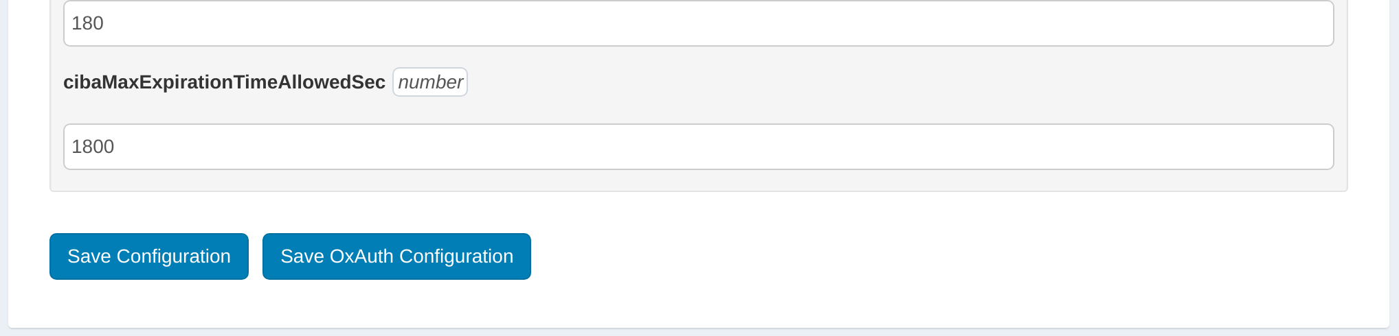 Two 'save' buttons in json configuration ? · Issue #2003 · GluuFederation/oxTrust · GitHub