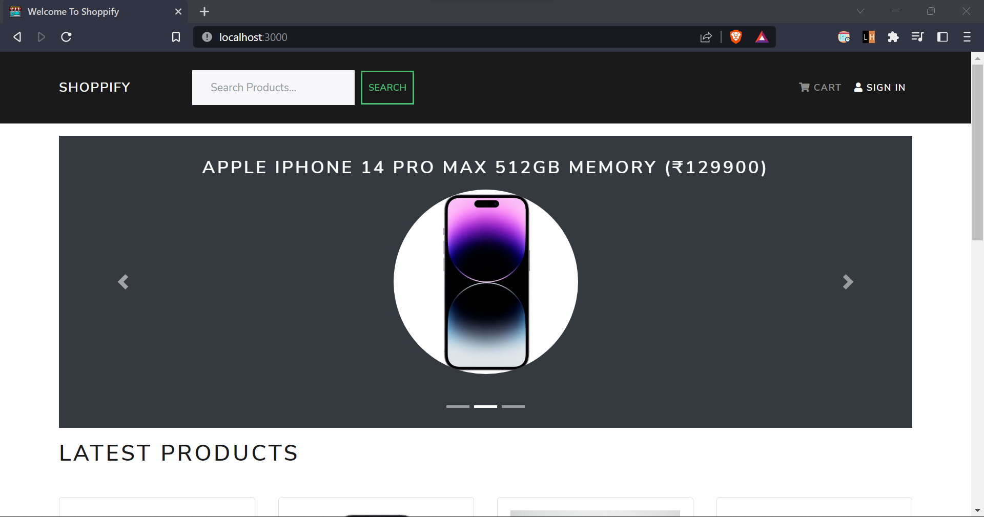 GitHub - Adi2209/Shoppify: Shoppify : E-Commerce Web Application
