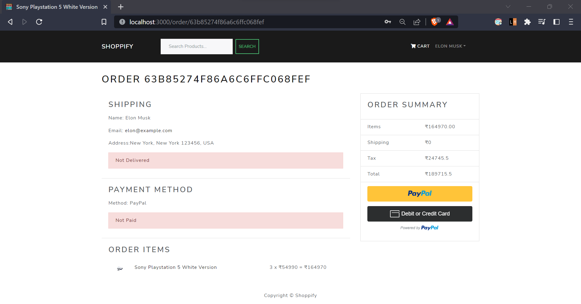 GitHub - Adi2209/Shoppify: Shoppify : E-Commerce Web Application