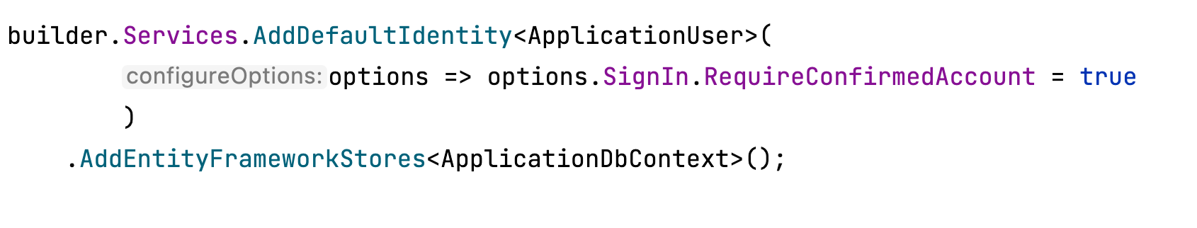 Cannot Inject Applicationuser Into Controller Net Core6 · Issue 40117