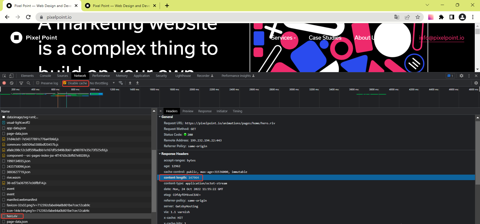 gzip does not work for .riv files on Gatsby hosting with custom domains · Issue #36871 ...