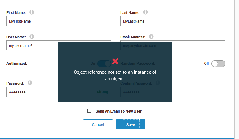 Exception on adding a new user · Issue #3441 · dnnsoftware/Dnn.Platform · GitHub
