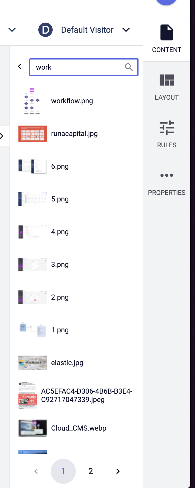 Can't search for contentlets in edit page palette · Issue #24308 · dotCMS/core · GitHub
