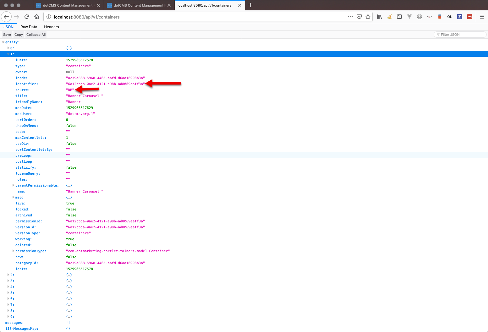 Change parseContainer directive to use path instead of id in page layout for Containers as files ...