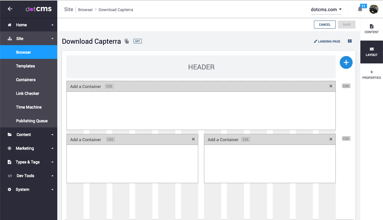UI Design for add class to rows and columns in Layout editor · Issue #16261 · dotCMS/core · GitHub