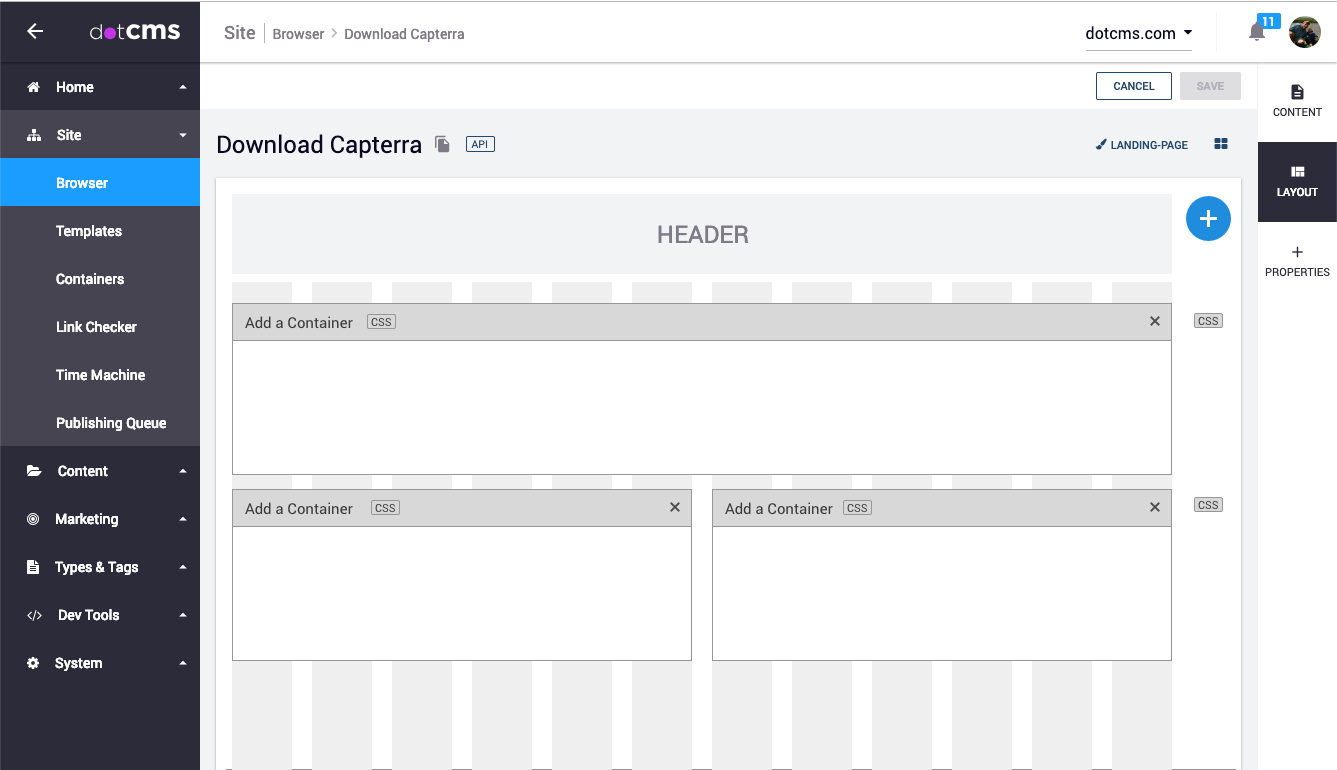 UI Design for add class to rows and columns in Layout editor · Issue #16261 · dotCMS/core · GitHub