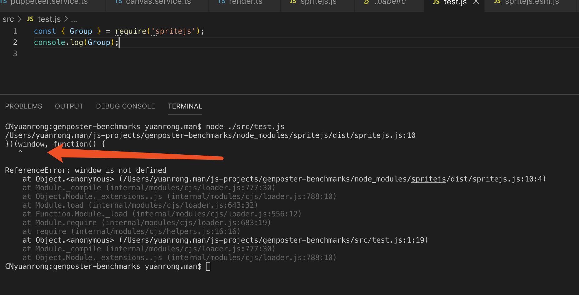 集成到node端不可用 · Issue 119 · Spritejs Spritejs · Github