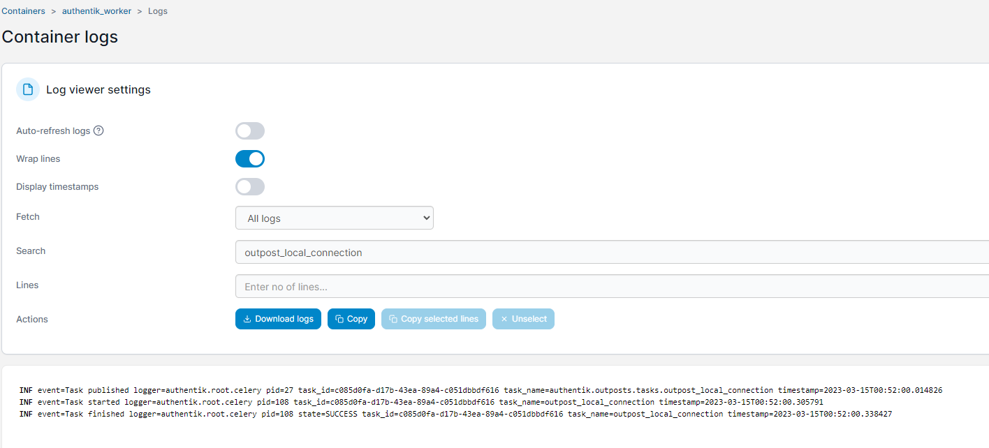 Local Docker connection is missing from Outpost integrations. · Issue #4952 · goauthentik ...